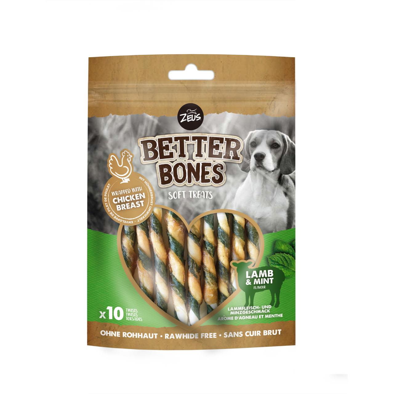 Zeus Better Bones Rawhide Alternative Lamb & Mint Sticks – Pet Supermarket