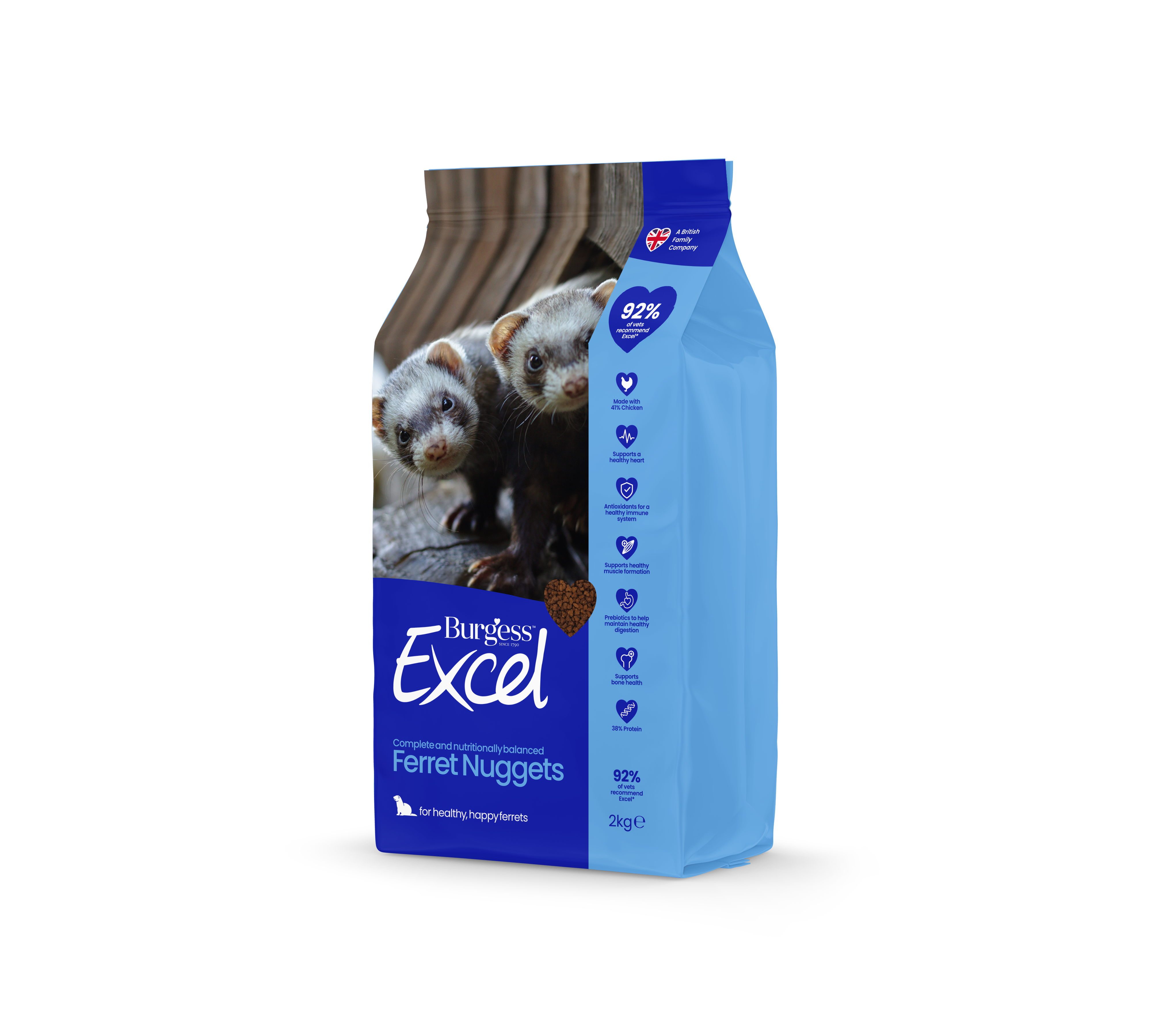 Burgess Excel Complete Nutritionally Balance Ferret Nuggets – Pet ...
