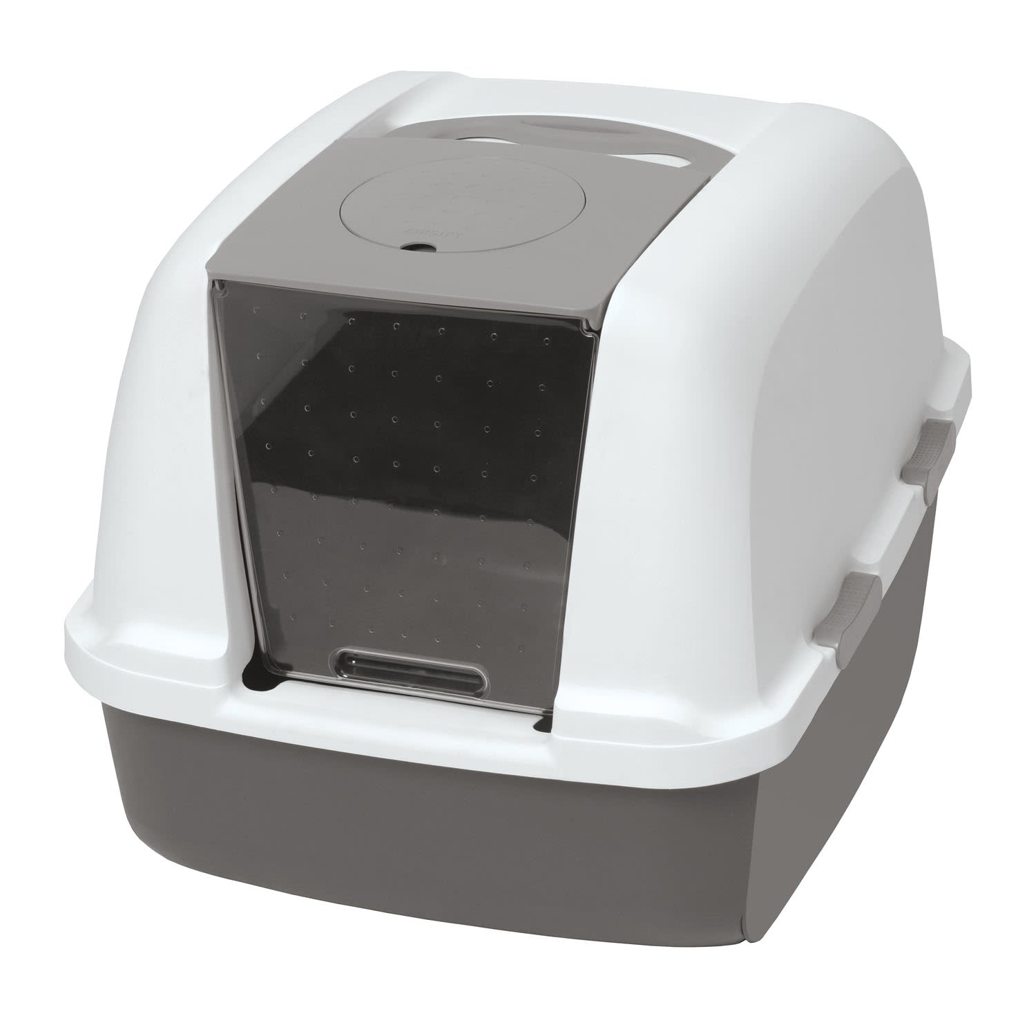 Catit Airsift Hooded White/Grey Cat Litter Box – Pet Supermarket